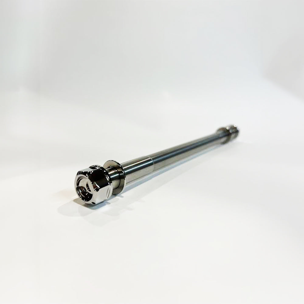 Polished Swingarm Pivot Tube Bolt Complete